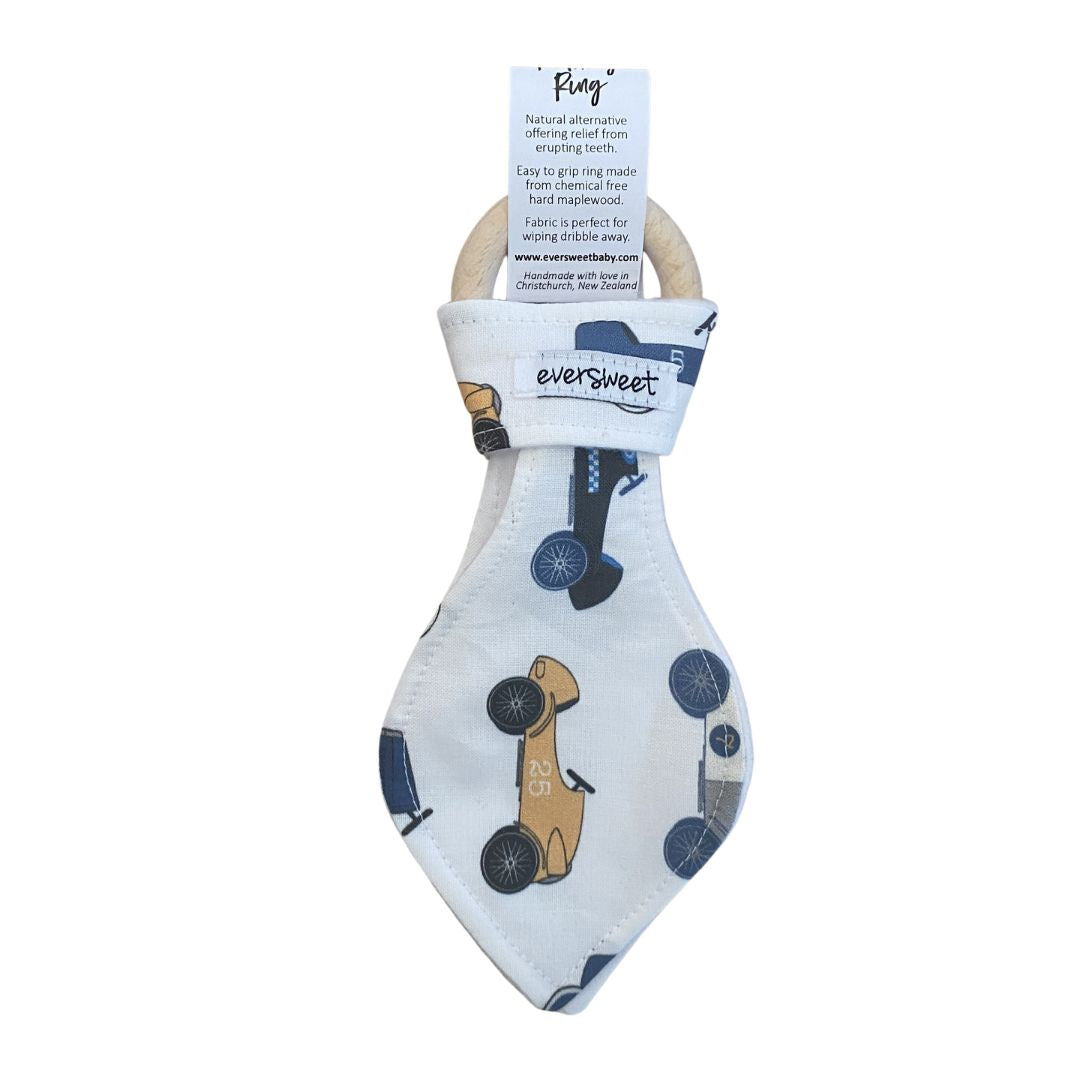 Teething Ring - Race Cars – Shelf Home + Gifts