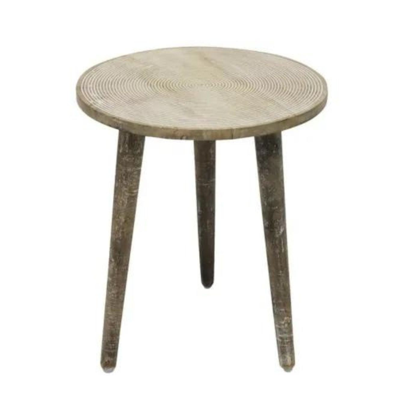 Simba Carved Wood Side Table – Shelf Home + Gifts