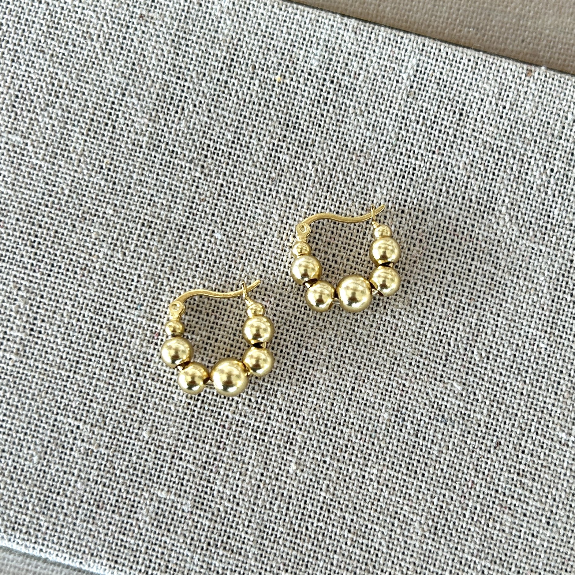 Gold Earrings - The Loop Hoop – Shelf Home + Gifts